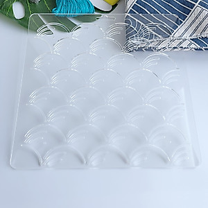 Clear Acrylic Sashiko Stencil, Embroidery Pattern, Quilting Stencil for Hand Quilting and Embroidery