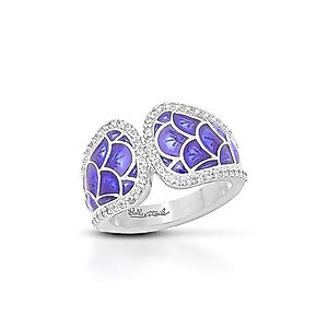 Belle Etoile Marina Ring Purple Ring Size: 7