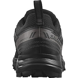 Salomon Women's WANDER GORE-TEX Running Shoes for Women, Black / Plum Kitten / Gull,9