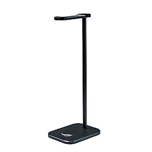 ASUS ROG Metal Gaming Headset Stand | Aluminum Structure, Stable Base, Durable & Scratch-Resistant Build, Rubber Nonslip Feet, Tall Headset Clearance, Easy to Assemble