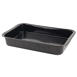 Russell Hobbs CW12611 Romano Vitreous Enamel Roaster, 36 cm, Black