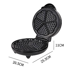 Waffle Maker, Fast Heating 1200W Compact Non Stick ABS Waffle Maker for Restaurant (US Plug 110V)