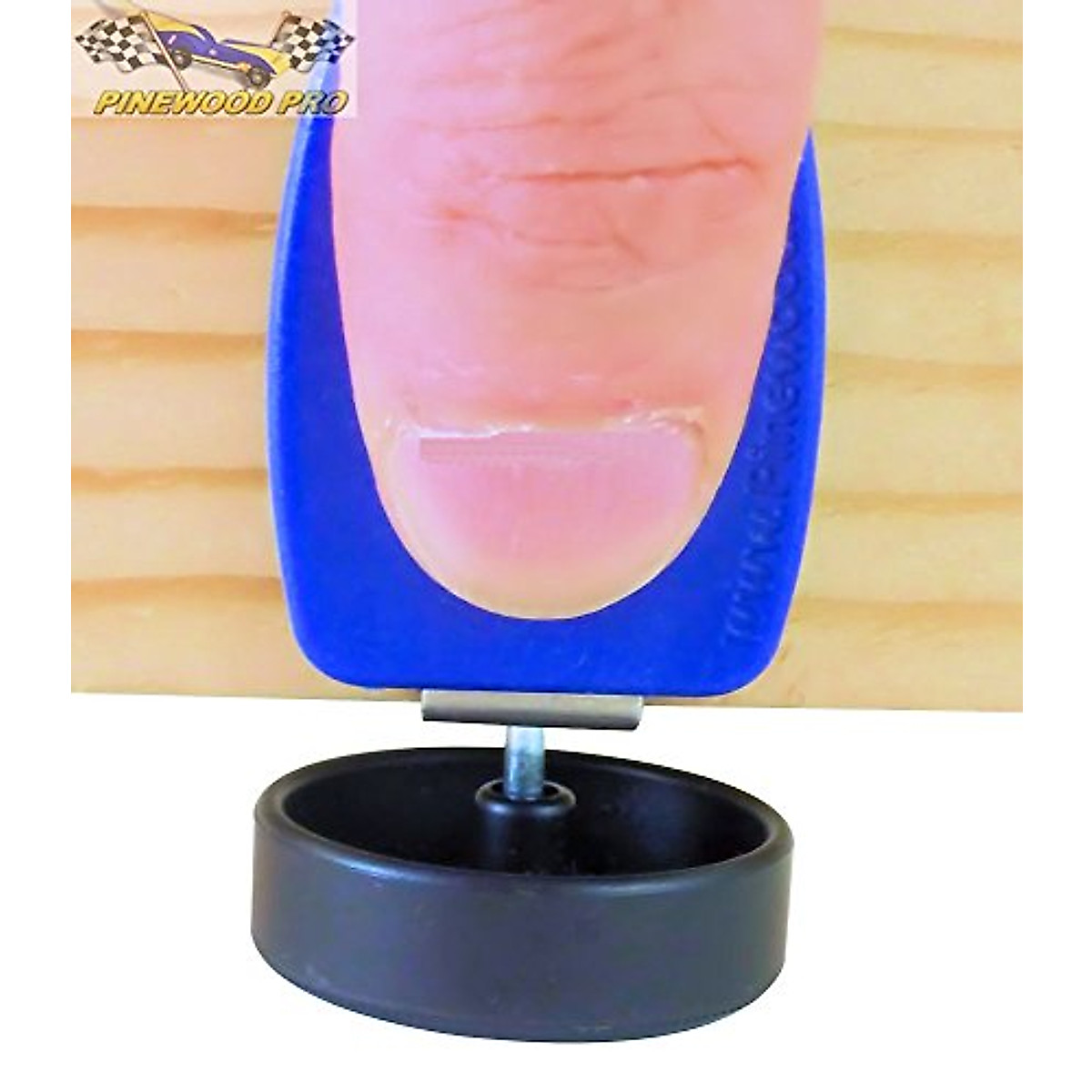 Pinewood Pro PRO Axle Inserter Guide from for Inserting axles in Pinewood Blocks