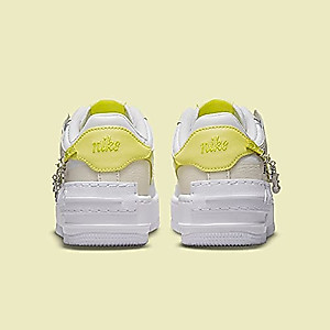 Nike Women's Shoes Air Force 1 Shadow SE Pale Ivory Light Zitron DJ5197-100 (Numeric_7)