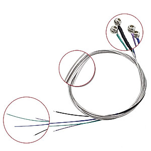 Imelod Cello strings Full Set (A-D-G-C) Universal Steel Core Nickel-Chromium Wound with Nickel-plated Ball End for 4/4 3/4 1/2 1/4 Cellos