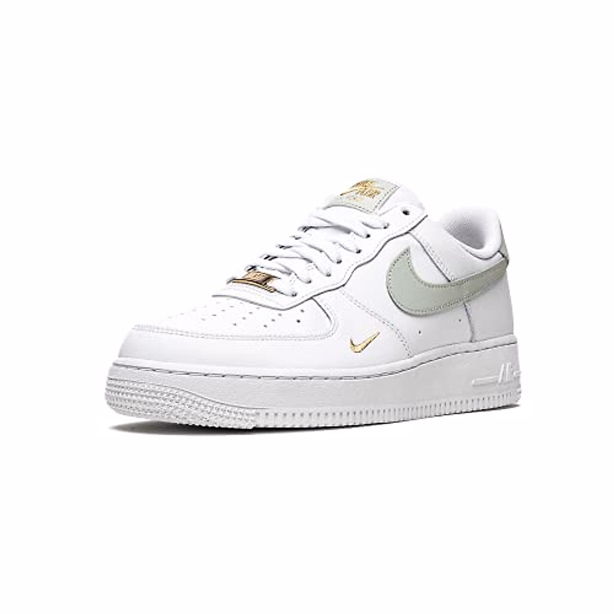 Nike Womens WMNS Air Force 1 Low CZ0270 106 White/Grey/Gold - Size 12W