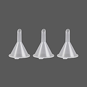 Eau 15ml LDPE Plastic Thin Tip Dropper Bottles, Small Empty Squeeze Dropper Bottles (50PCS, Black Caps), BPA Free