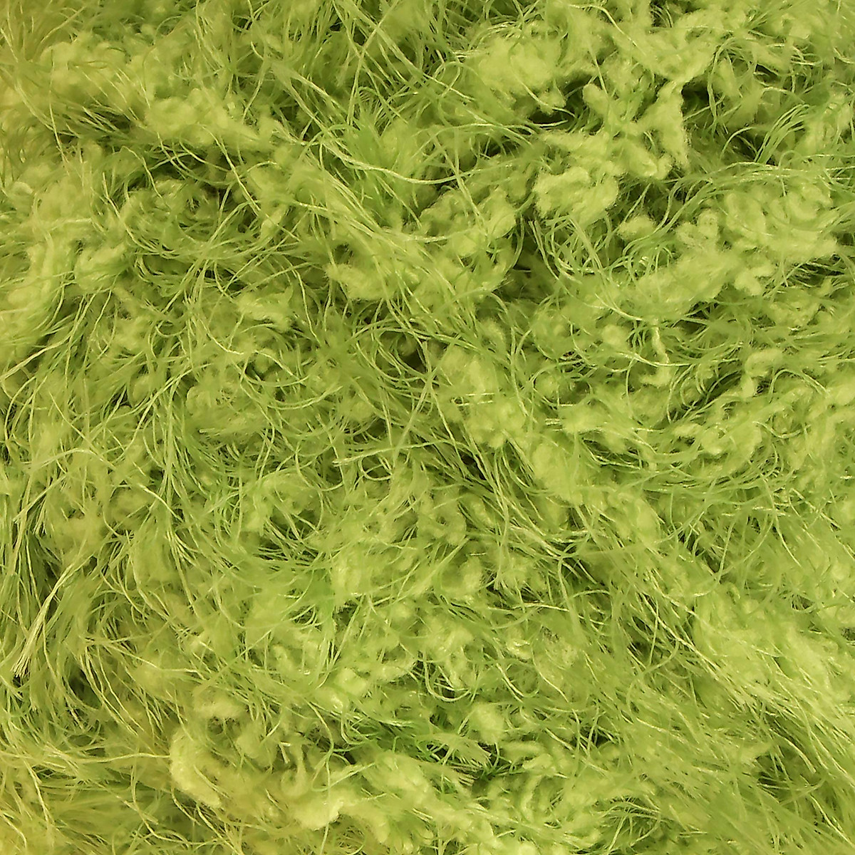 JubileeYarn Baby Bear Yarn - Chunky Weight Polyester Fur - 100g/Skein - Lime Green - 2 Skeins
