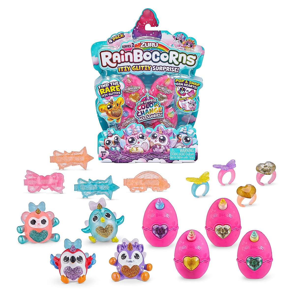 Rainbocorns - Itzy Glitzy Surprise Series 1-4 Pack