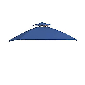 Garden Winds Replacement Canopy Top Cover for Westbrook Grill Gazebo - Riplock 350 - True Navy