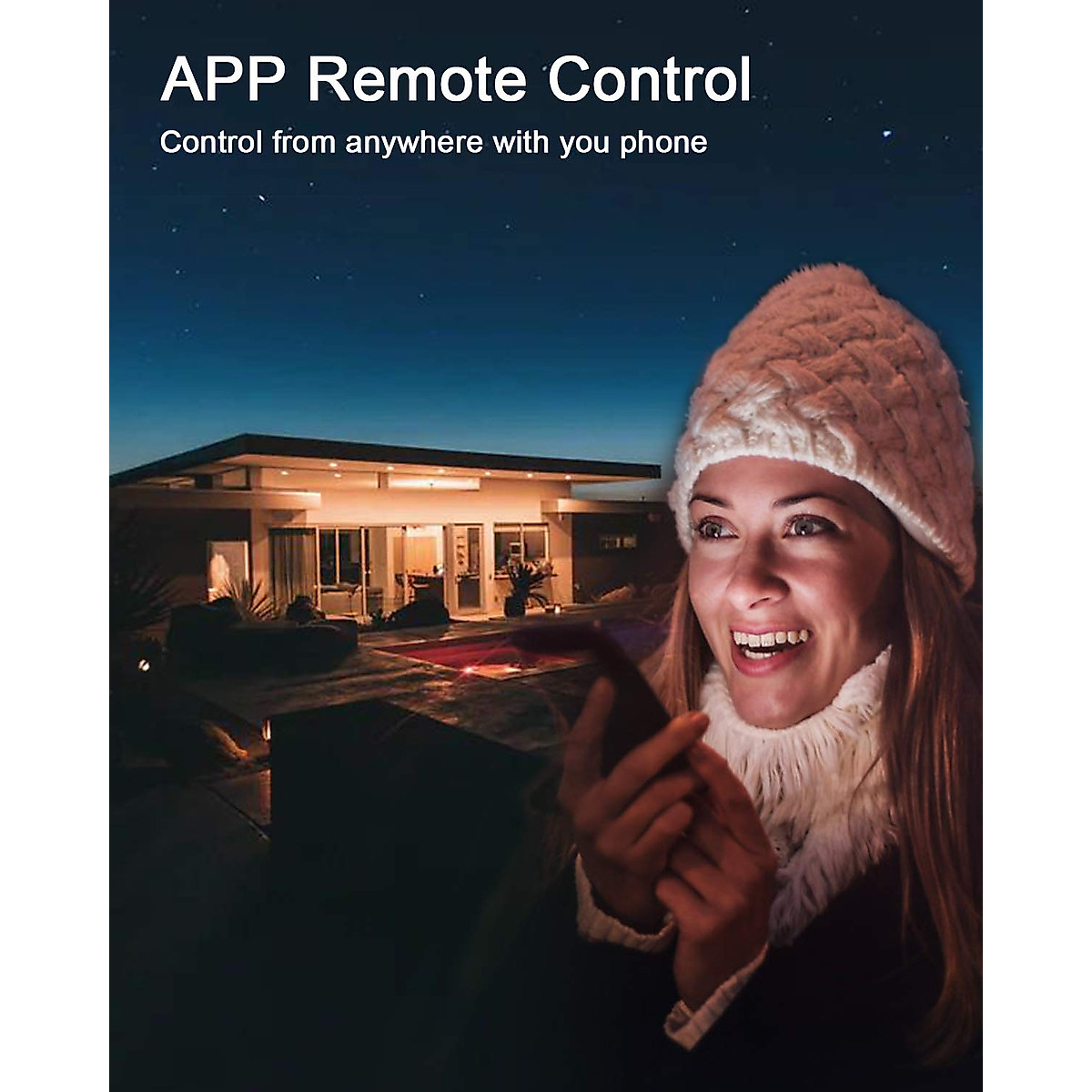 DOGAIN Smart Light Bulb E26 A15 RGB Color Changing Light Bulbs Compatible with Alexa Google Home 6W (40W Equivalent) Dimmable Multicolor WiFi LED Light Bulbs 500LM (Only 2.4GHz) 2 Pack