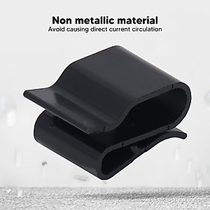 PV Panel Wire Clip, Easy to Install 100Pcs Multifunctional Solar Panel Cable Clip Temperature Resistant for Fixing