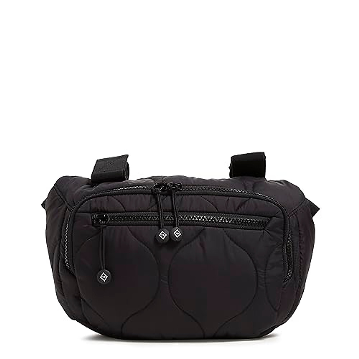 Vera Bradley Women's Featherweight Belt Bag Sling Crossbody, Black, One Size