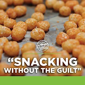 Twin Peaks Low Carb, Keto Friendly Protein Puffs, Jalapeno Cheddar (300g, 21g Protein, 2g Carbs)