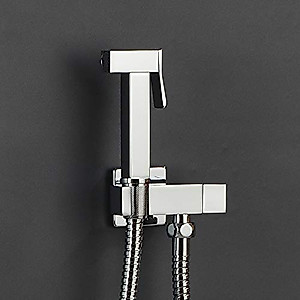 MINJING Bidet Faucets Brass Bathroom Shower Tap Bidet Toilet Sprayer Bidet Toilet Washer Mixer Shower