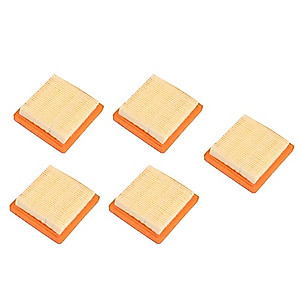 Haofy Replacement Air Filter, 5PCS Trimmer Air Filter Panel Filter Paper Replacement for FS91 Garden Tool