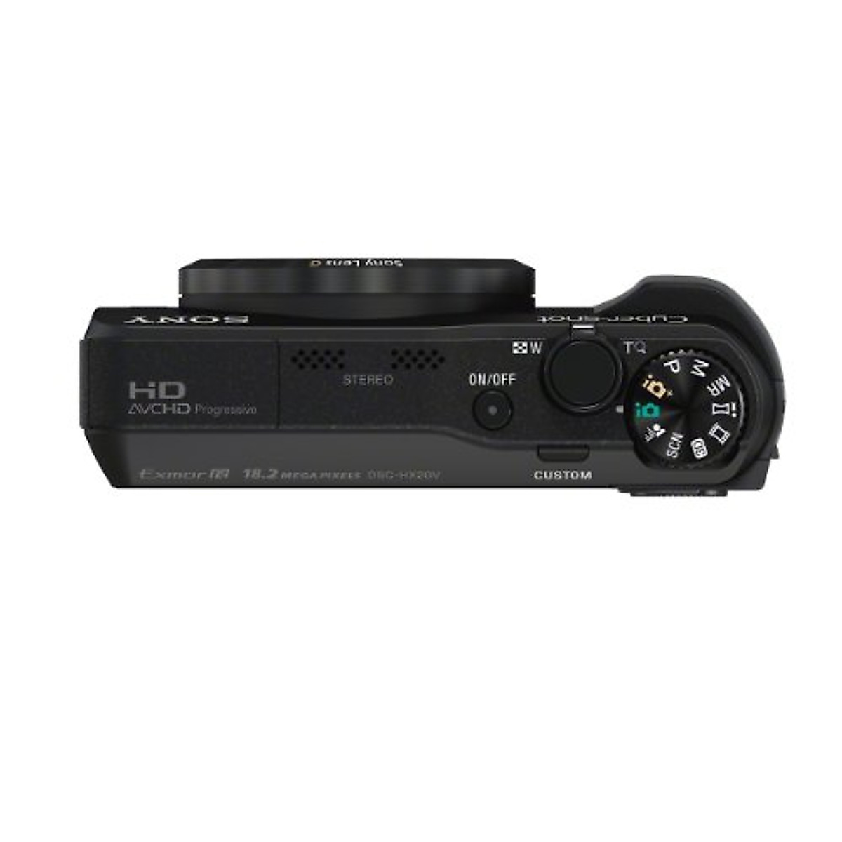 Sony Cyber-shot DSC-HX20V 18.2 MP Exmor R CMOS Digital Camera with 20x Optical Zoom and 3.0-inch LCD (Black) (2012 Model)