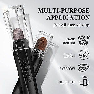 LUXAZA 3PCS Eyeshadow Stick,Matte And Shimmer Neutral Cream Eye shadow Pencil Crayon Brightener Makeup with Crease-proof Formula,Waterproof & Long Lasting Eye Shadow And Eyeliner Pen Sets