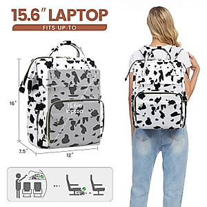 LOVEVOOK Laptop Backpack for Women Teacher Backpack Nurse Bag,Work Bag Backpack Purse Bag Anti-Theft Travel Backpack with USB Charging Port,15.6 Inch Backpack for College Business Casual