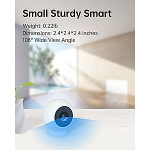 GIEC WiFi Surveillance Camera IP Camera 1080P WiFi Smart Home Indoor Camera for Baby/Pet/Nanny,2-Way Talk, Night Vision, Motion Detection Local Storage Security Camera Baby Monitor Cat Dog Camera