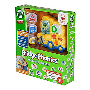 LeapFrog Fridge Phonics Magnetic Letter Set, Yellow