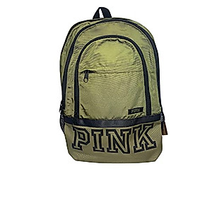 Victoria's Secret Pink Collegiate Backpack Color Green New
