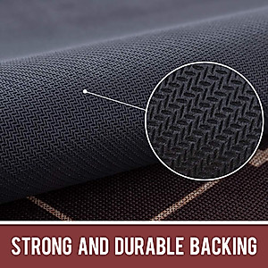 Carvapet 2 Pieces Non-Slip Rubber Back Kitchen Runner Set Floor Mats Bathroom Rug Doormat Runner, 18"x59"+18"x30", Home Cooking