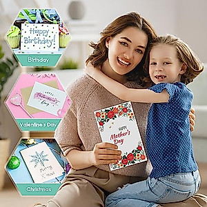 5X7 Metallic White Shimmer Card Stock Printer Paper 100lb 50 Pack Blank Pearlescent Index Cards Flat 300gsm for Invitations, Postcard,Photo Paper,Card Making