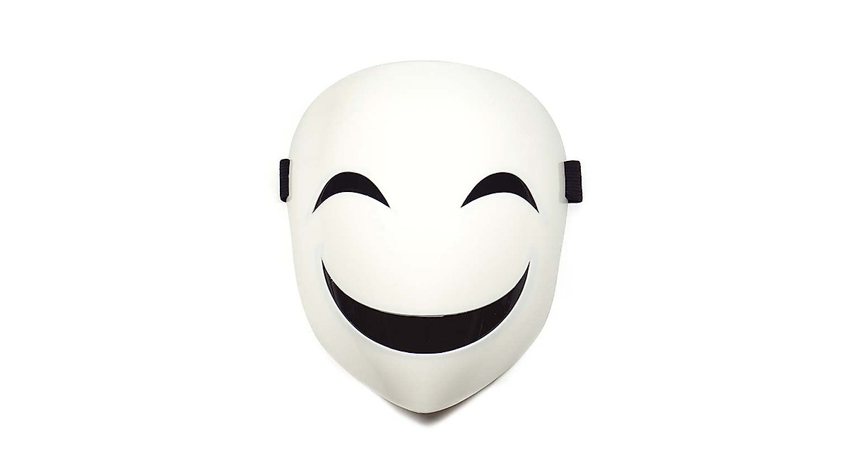 TOKYO-T Smile Mask for Anime Cosplay & Halloween