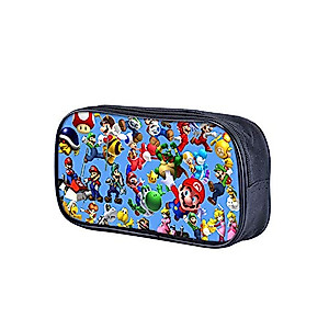 Super Mario Zipper Pencil Case for Toy and Pen Storage Bag (C)