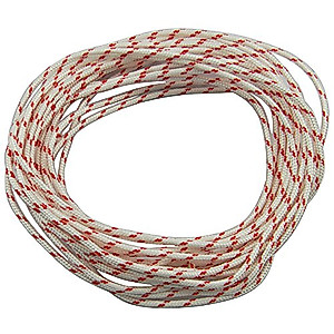 Hipa Recoil Starter Rope 10-Meter (Diameter: 3.0mm) Pull Cord for Husqvarna STHIL Sears Craftsman Poulan Lawn Mower Chainsaw Trimmer Edger Brush Cutter Engine Parts