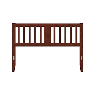 AFI Tahoe Queen Headboard with USB Turbo Charger in Walnut