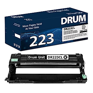 Onward 1-Pack DR223CL Drum Cartridge - Compatible DR-223 DR223 Drum Unit Replacement for Brother MFC-L3770CDW L3710CW HL-3210CW 3230CDW 3230CDN DCP-L3510CDW Printer, DR223CL Drum Black
