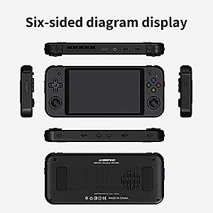 RG552 Handheld Android System Video Game Console,5.36 Inches Touch Screen, Android 7.1 OS , CPU RK3399, 16G+64 GB High Speed eMMC 5.1 Double Stereo Speaker 6400 mAh Battery, 4GB LPDDR4 RAM (Black)