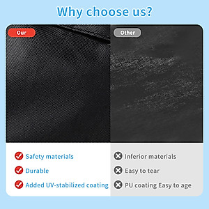 YZNKLXF Upright Freezer Cover 22''L x 23''W x 34''H, 600D Oxford mini fridge cover Protection for Outdoor Refrigerator Waterproof, Dustproof,Sun-Proof