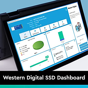 Western Digital 1TB WD Blue SA510 SATA Internal Solid State Drive SSD - SATA III 6 Gb/s, 2.5"/7mm, Up to 560 MB/s - WDS100T3B0A