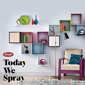 Krylon K03804A00 Glitter Blast Glitter Spray Paint for Craft Projects, Diamond Dust, 5.75 oz