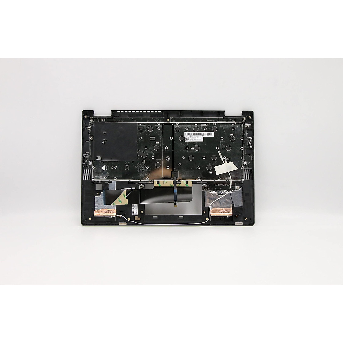 LTPRPTS Replacement Laptop Upper Case Palmrest Backlit Keyboard Assembly Part for Lenovo Flex 5-14IIL05 ARE05 ITL05 5CB0Y85490 Gray