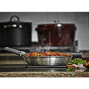 Epicurean Trivet, 7-Inch by 7-Inch, Slate/Black,010-07070203