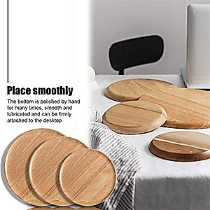 Tray, Wooden Serving Pan Trays Dishes Round Wood Platter Decor for Coffee Tea Cocktail Bread Breakfast Dinner Fruit Food Supplies for Home Resturant Cafe Party Prom
