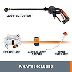 Worx 20V Power Share 320 PSI Hydroshot Power Cleaner - WG620.9 (Tool Only)