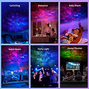 Astronaut Galaxy Projector Light, 2 in 1 Star Projector Light with Moon Lamp, Galaxy Night Light with 360° Adjustable & Remote Control, Gifts for Kids/Adults, Decor for Bedroom/Home/Party