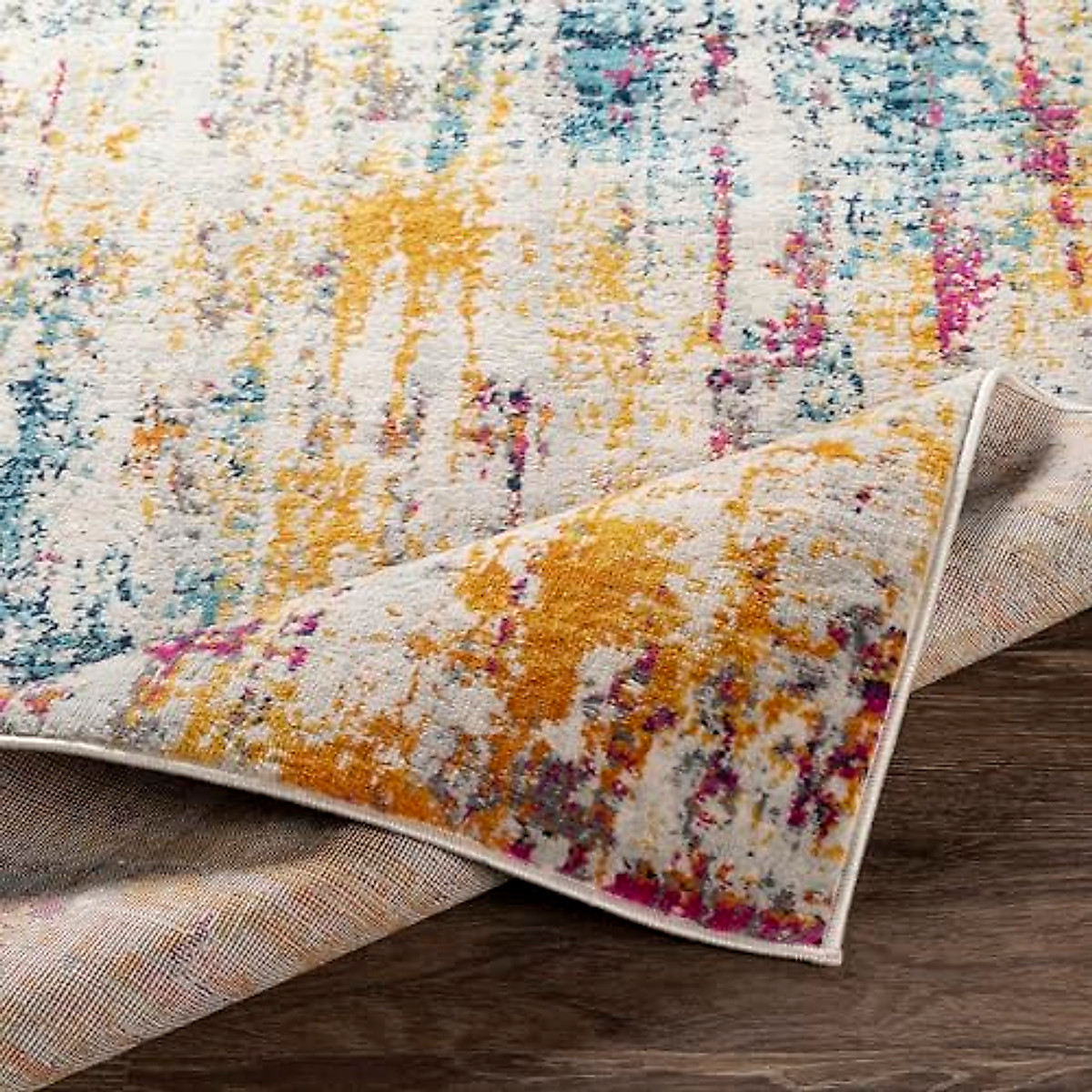 Livabliss Hezel Modern Abstract Area Rug,6'7" x 9',Multi