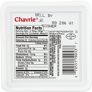 Chavrie, Plain Goat Cheese, 5.3 Ounce