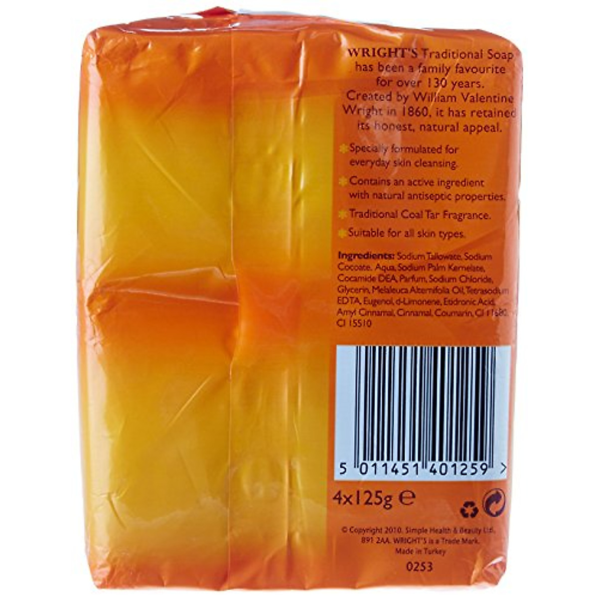 Wright's Coal Tar Soap 4 pack