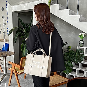 JBB Tote Bags for Women Oversized PU Leather Crossbody Bags Top-Handle Shoulder Tote Bags