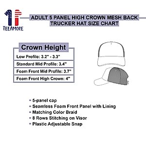 Custom Text Puff Print Trucker Hat Add Your Text Hat Personalized Trucker Hat