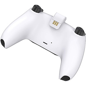 Venom PS5 Controller Charging Station, Slim Dock Compatible with PlayStation 5, Single Wireless Controller Charger with LED Indicators, Docking Station Stand with 1X USB Dongle