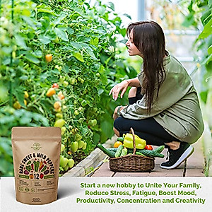 12 Rare Sweet & Mild Pepper Seeds Variety Pack for Planting Indoor & Outdoors. 600+ Non-GMO Pepper Garden Seeds: California Wonder Bell, Anaheim, Cubanelle, Pepperoncini, Banana Peppers & More