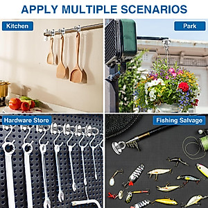 E BAVITE Magnetic Hooks, 100 LB（45KG） Heavy Duty Neodymium Magnet Hooks with Countersunk Hole Eyebolt, Perfect for Home, Kitchen, Workplace, Office and Garage, 20 Packs